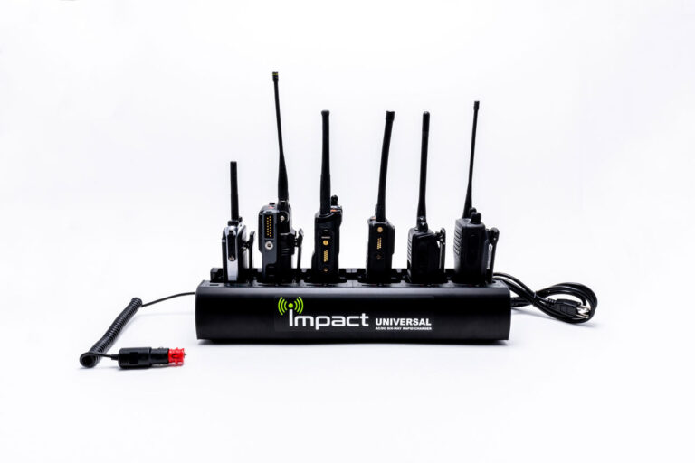 Impact Universal 6 Unit Charger w/ USB - Radio Supply